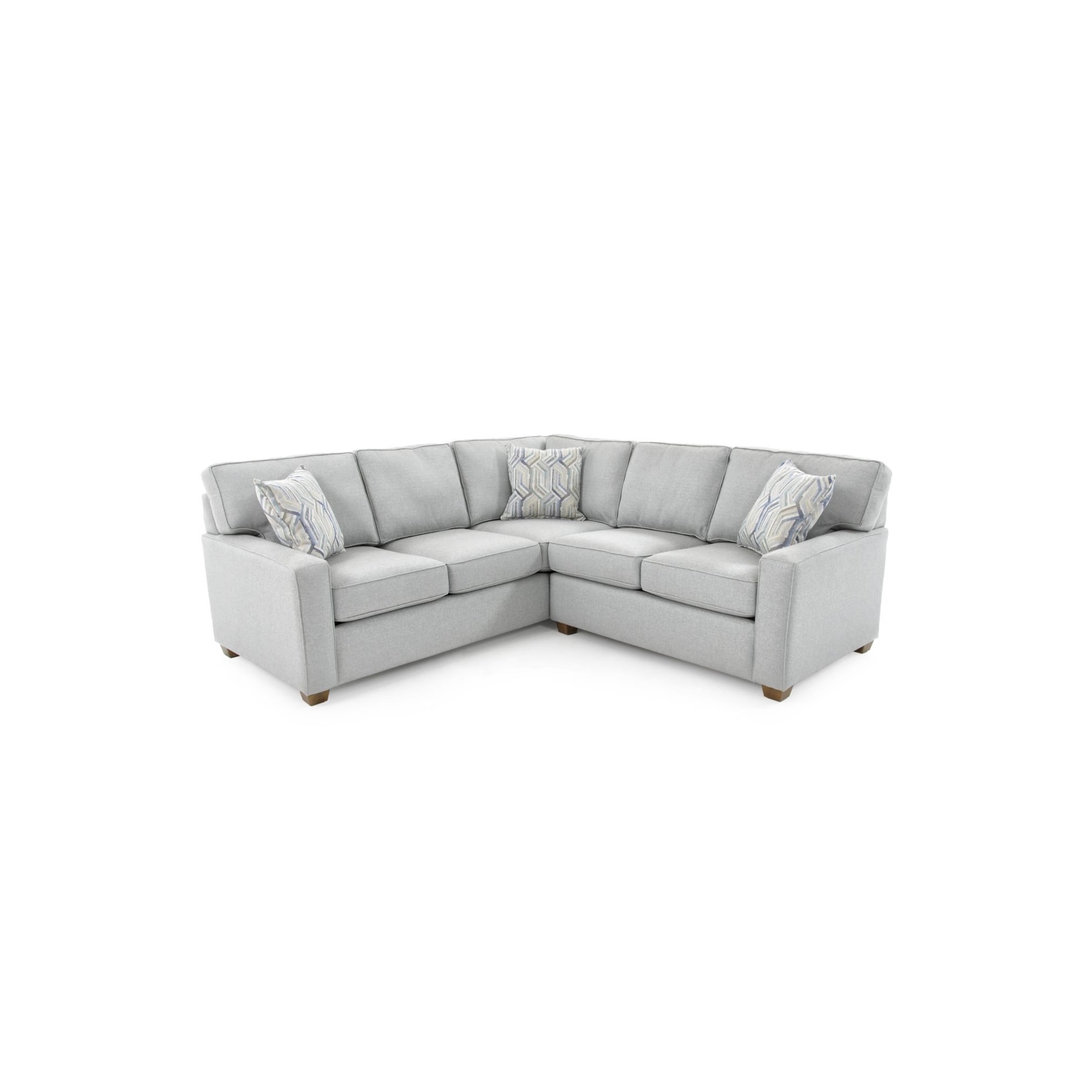 Capris Furniture 145 L145-1+S145-2 HANSON CONFEDERATE Two Piece Corner Sectional Sofa | Baer's ...